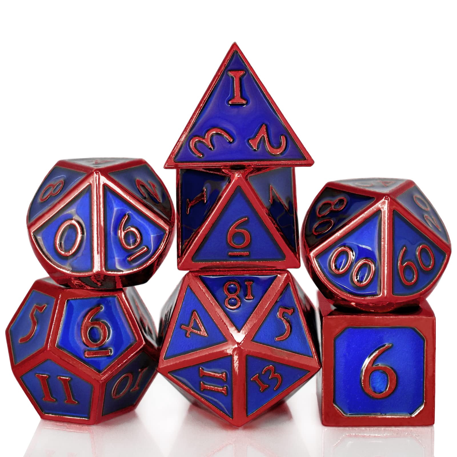 DND RPG Tabletop Game Dice 10Pcs Wooden D6 Dice Set - 16mm Six-Sided ...