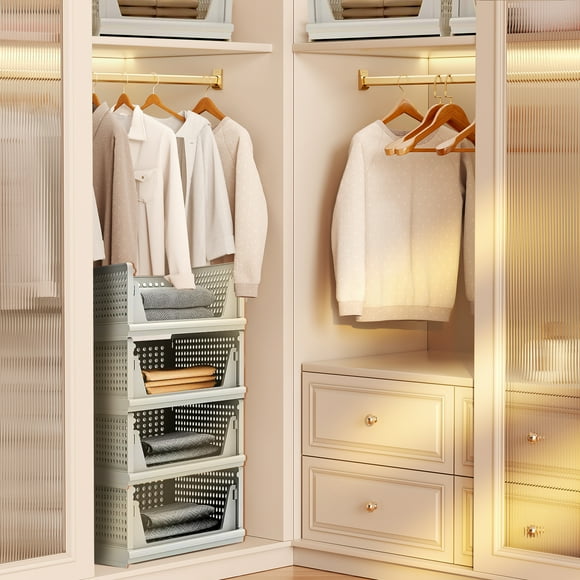 Stackable Plastic Shelves