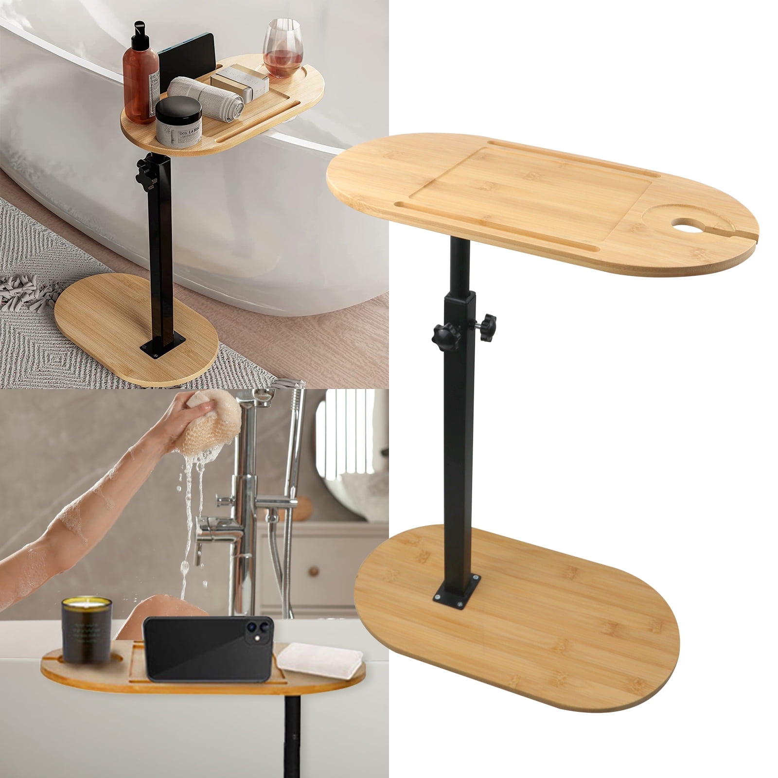 RULLINE Sofa Tray Table for Couch Arm - Side Table Tray for Small ...