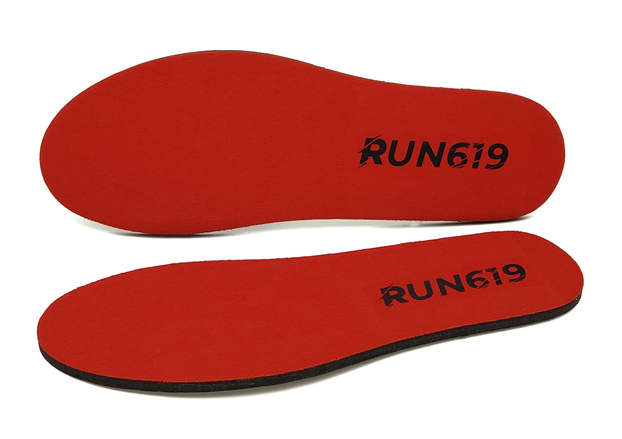 RUN 619 Thick Flat Firm No Arch Shoe Inserts for Walking Running and ...