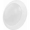 RUN BISON 6 in. 90 CRI 3000K Warm White Dimmable Integrated LED Flush ...