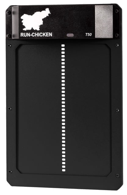 RUN-CHICKEN, Door T50 Automatic Coop Door Opener, Onyx, with Timer ...