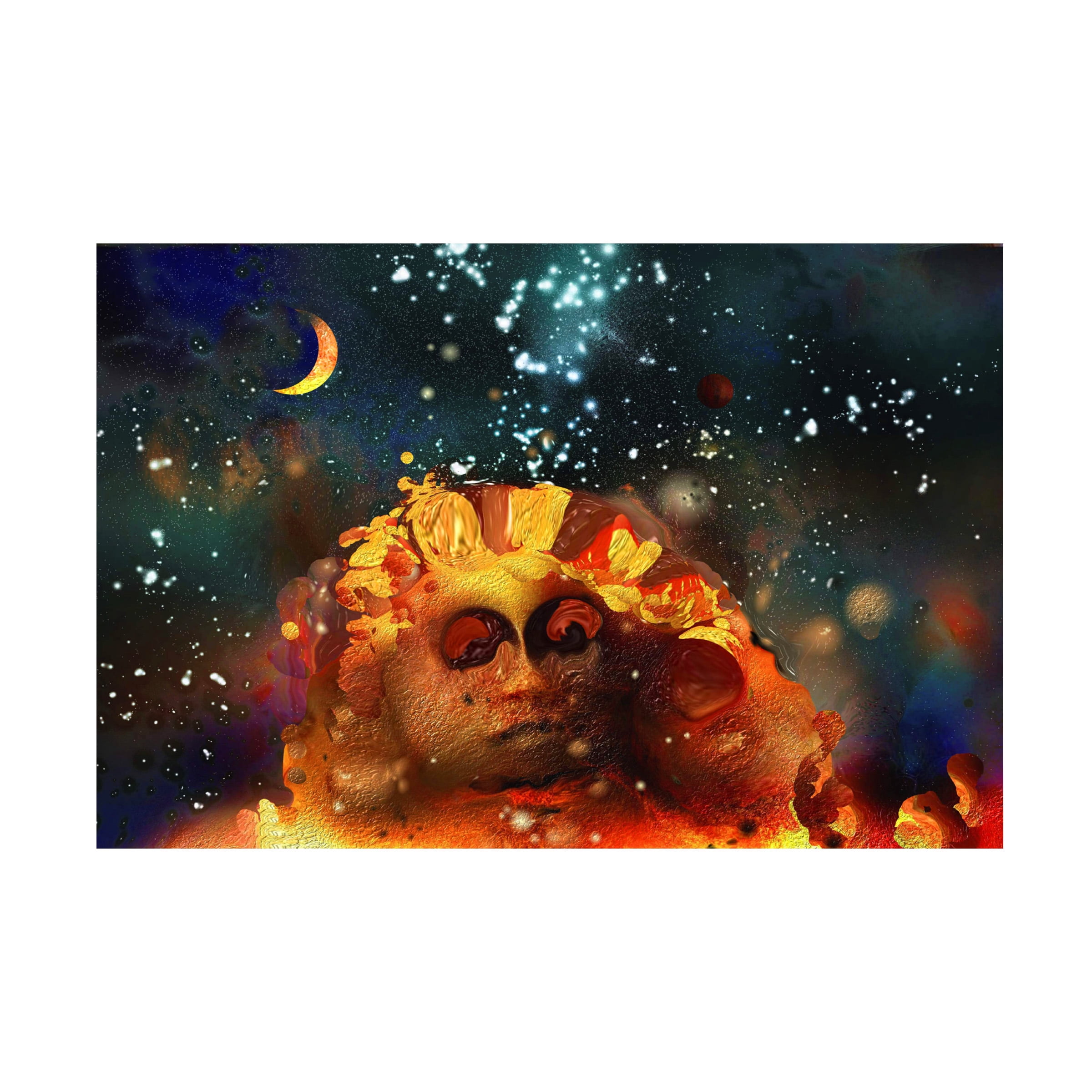 RUNA 'Helloween Visitor 2' Canvas Art - Walmart.com