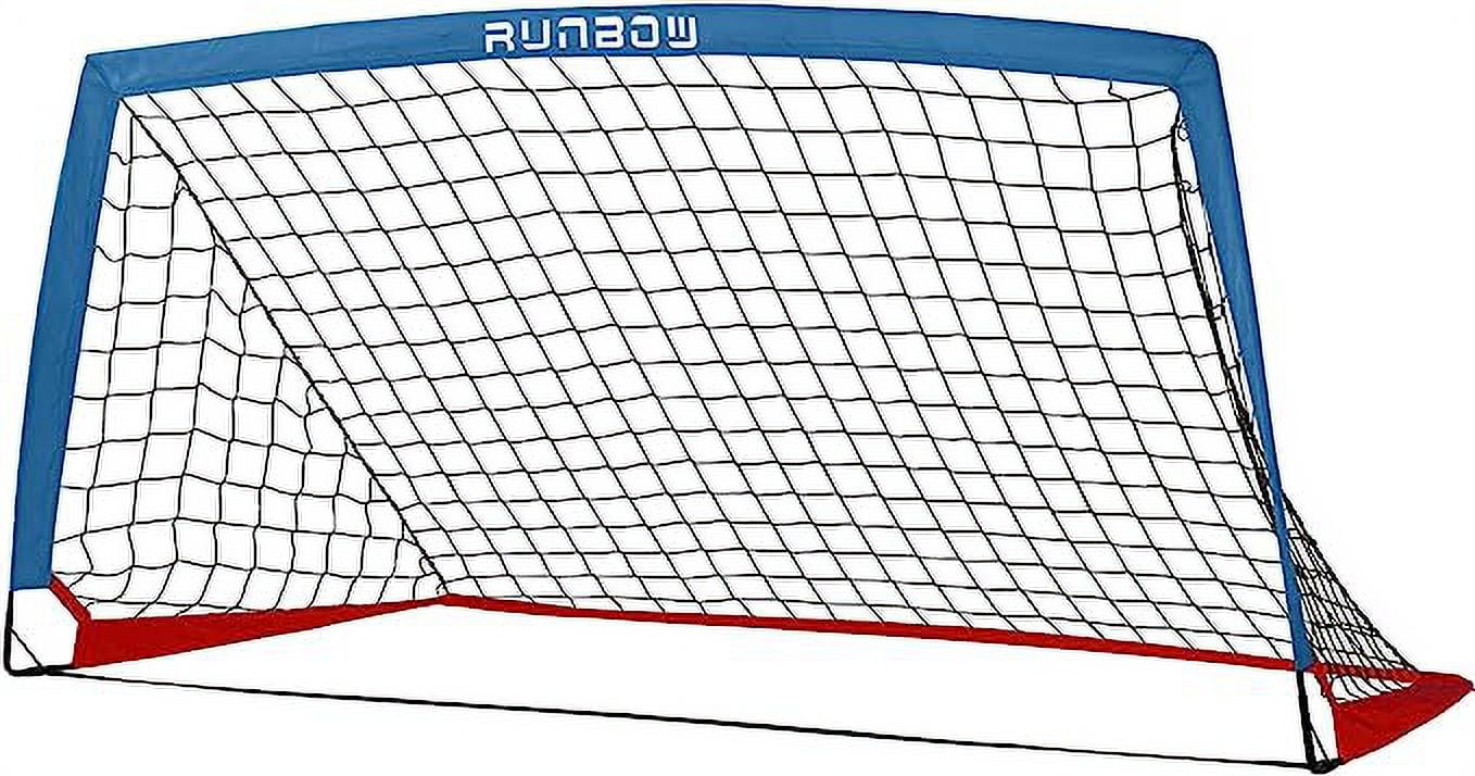 RUNBOW Outdoor Indoor 6x4 ft Portable Big Children's Soccer Goal for ...