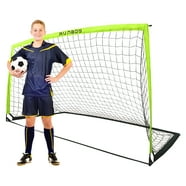 Zimtown Portable 6' x 4' Soccer Goal, Indoor/Outdoor Foldable Football ...