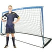 SuperDeal Large Heavy Duty Metal Outdoor Soccer Goal, 12'x6' Portable ...