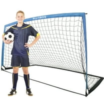 SuperDeal Large Heavy Duty Metal Outdoor Soccer Goal, 12'x6' Portable ...