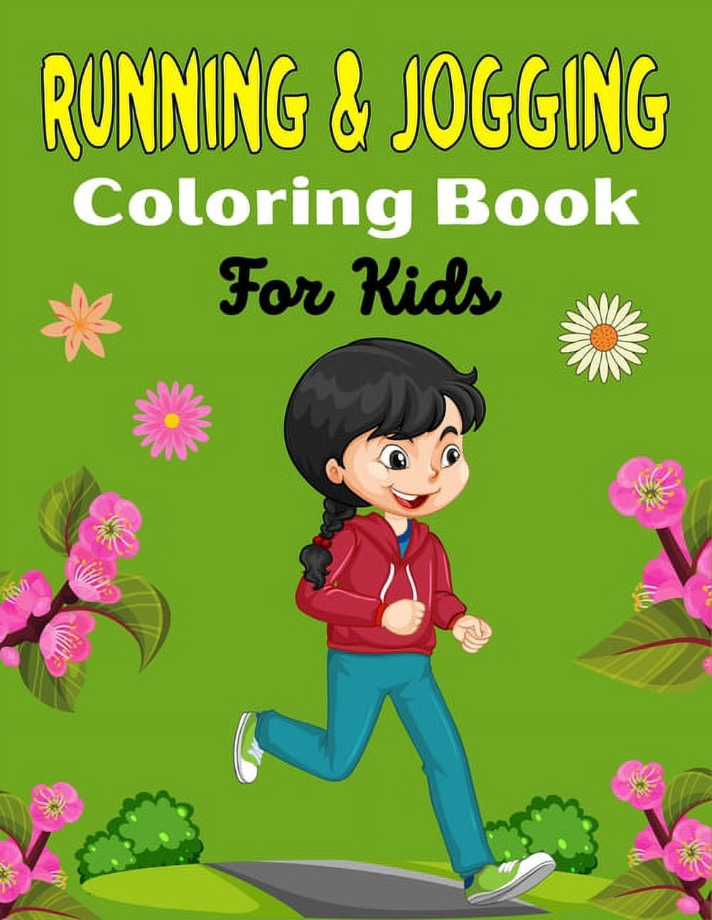 RUNNING & JOGGING Coloring Book For Kids : Fun And Cute Collection of ...