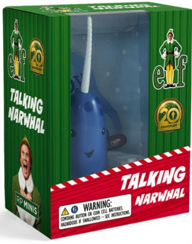 Elf: Talking Narwhal, 3-inch vinyl figurine with audio and magnet ...