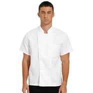 Red Kap Eight Pearl Button Chef Coat with Thermometer Pocket - Walmart.com