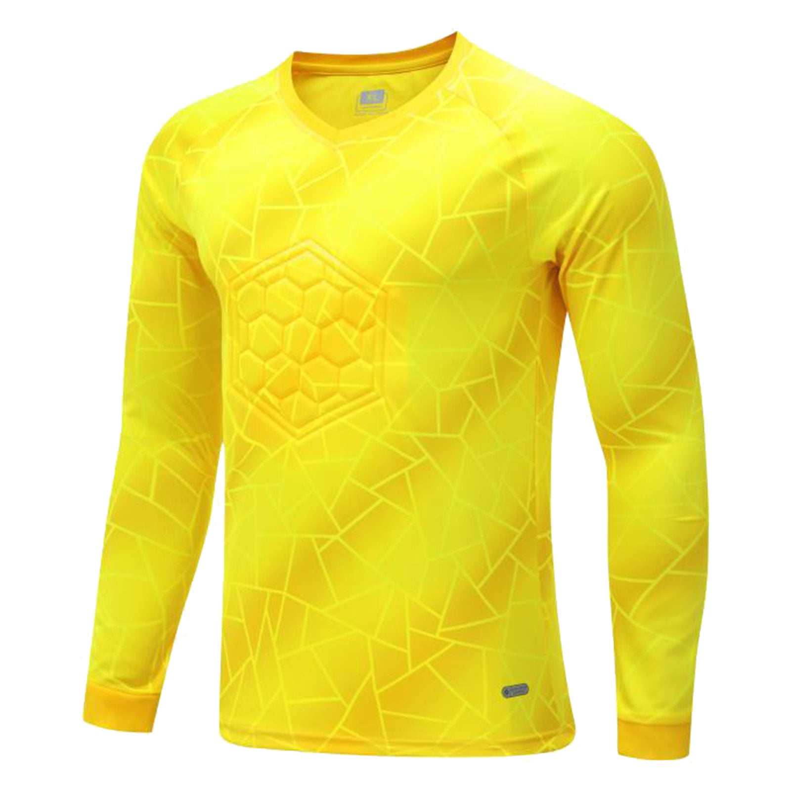 RUNQHUI Kids Boys Soccer Training Jersey Goalkeeper Shirts with Padded ...