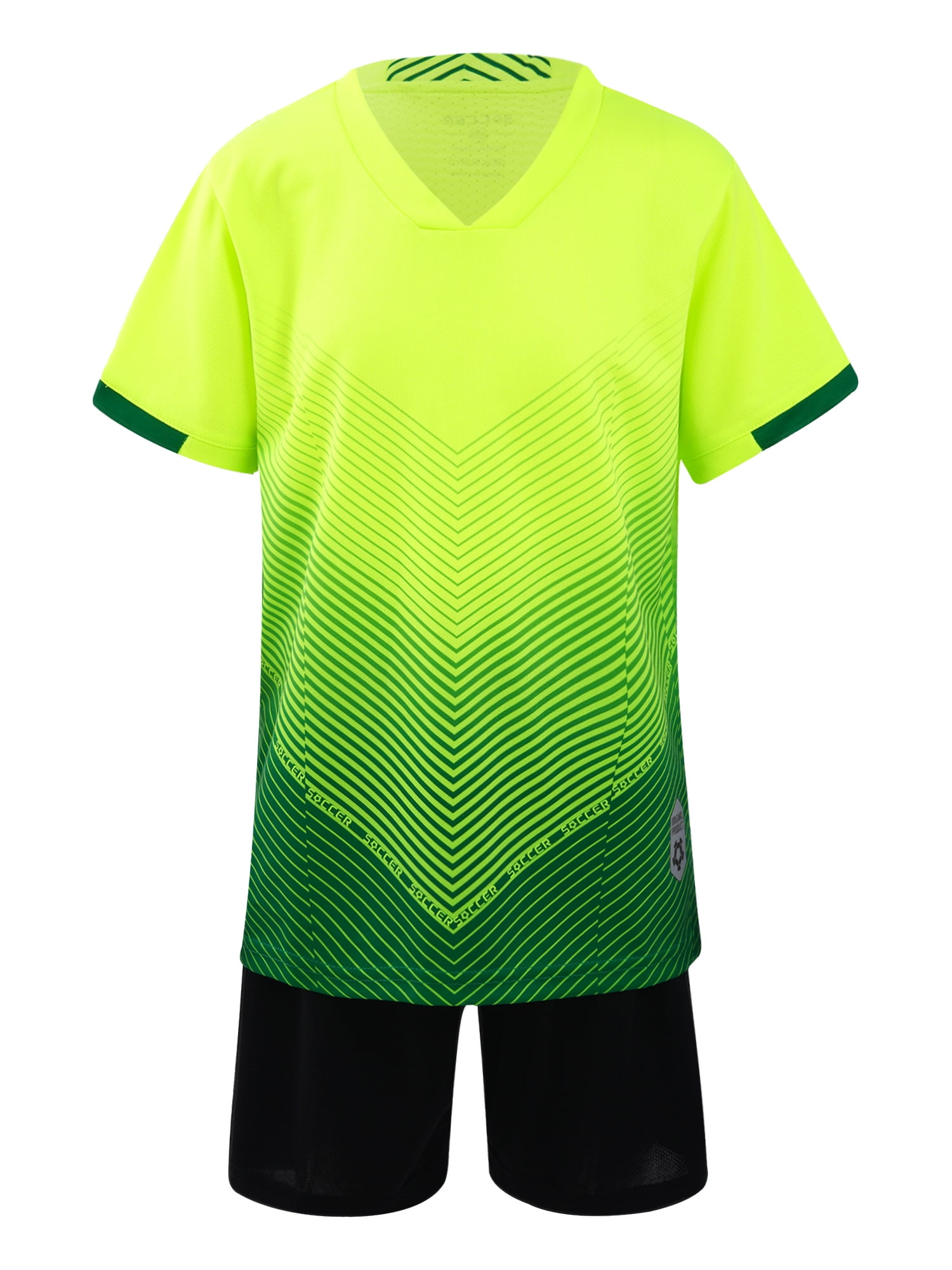 RUNQHUI Kids Football Kit Soccer Jersey Children Soccer T-shirt and ...