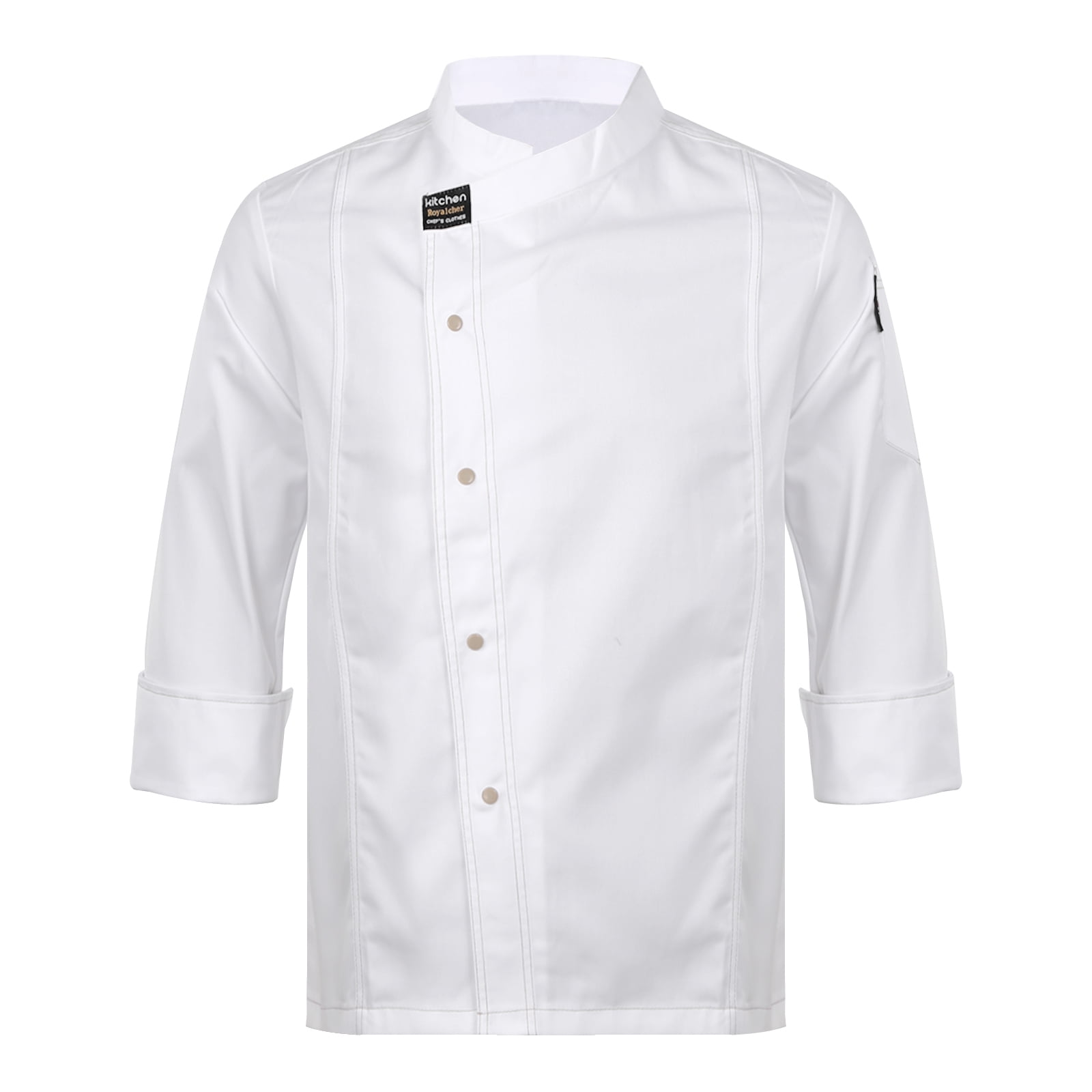 RUNQHUI Unisex Men Women Breathable Chef Jacket Cooking Coats Canteen ...