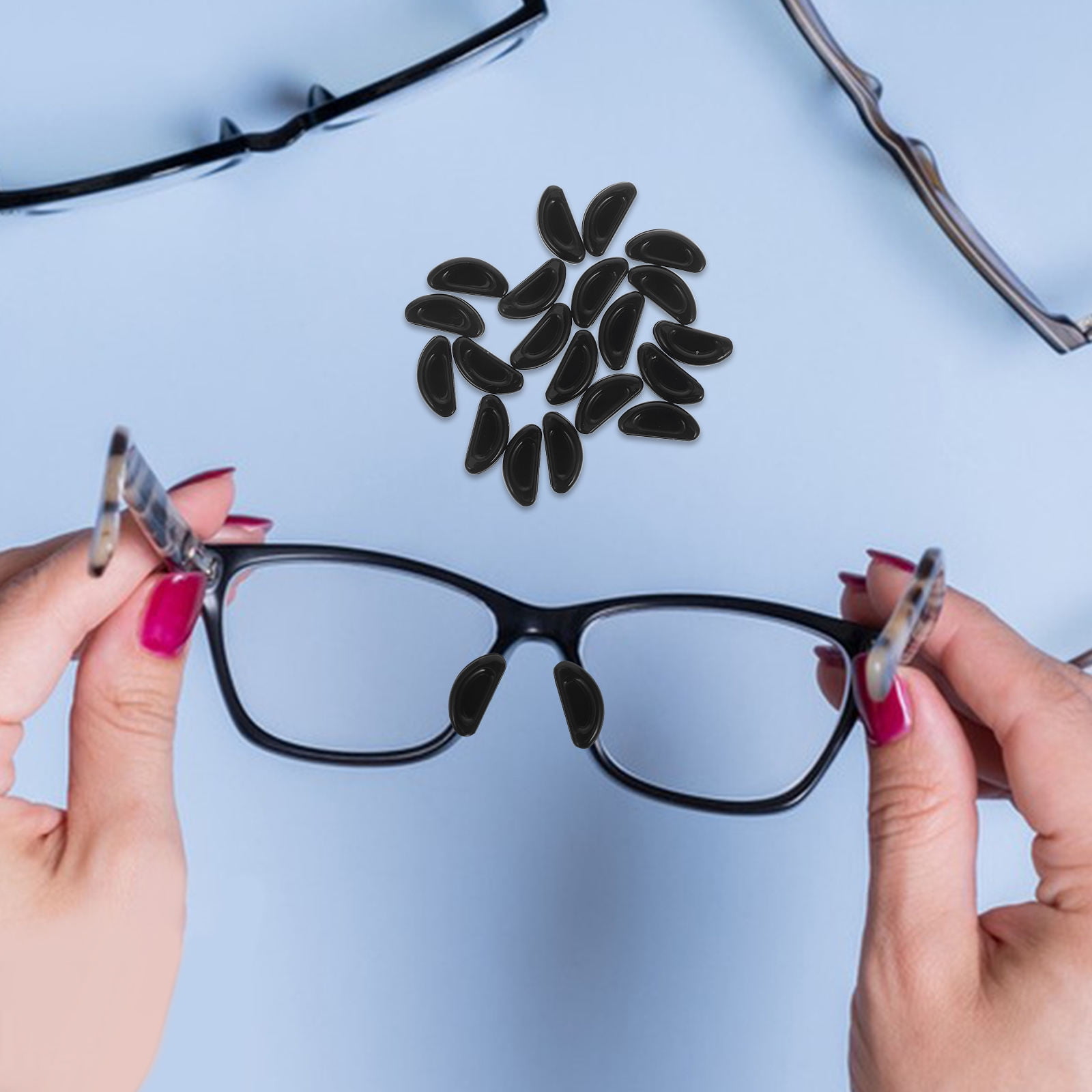 RUNROTOO 10 Pairs Glasses Nose Pads with Anti-Slip and Adhesive Properties - Walmart.com