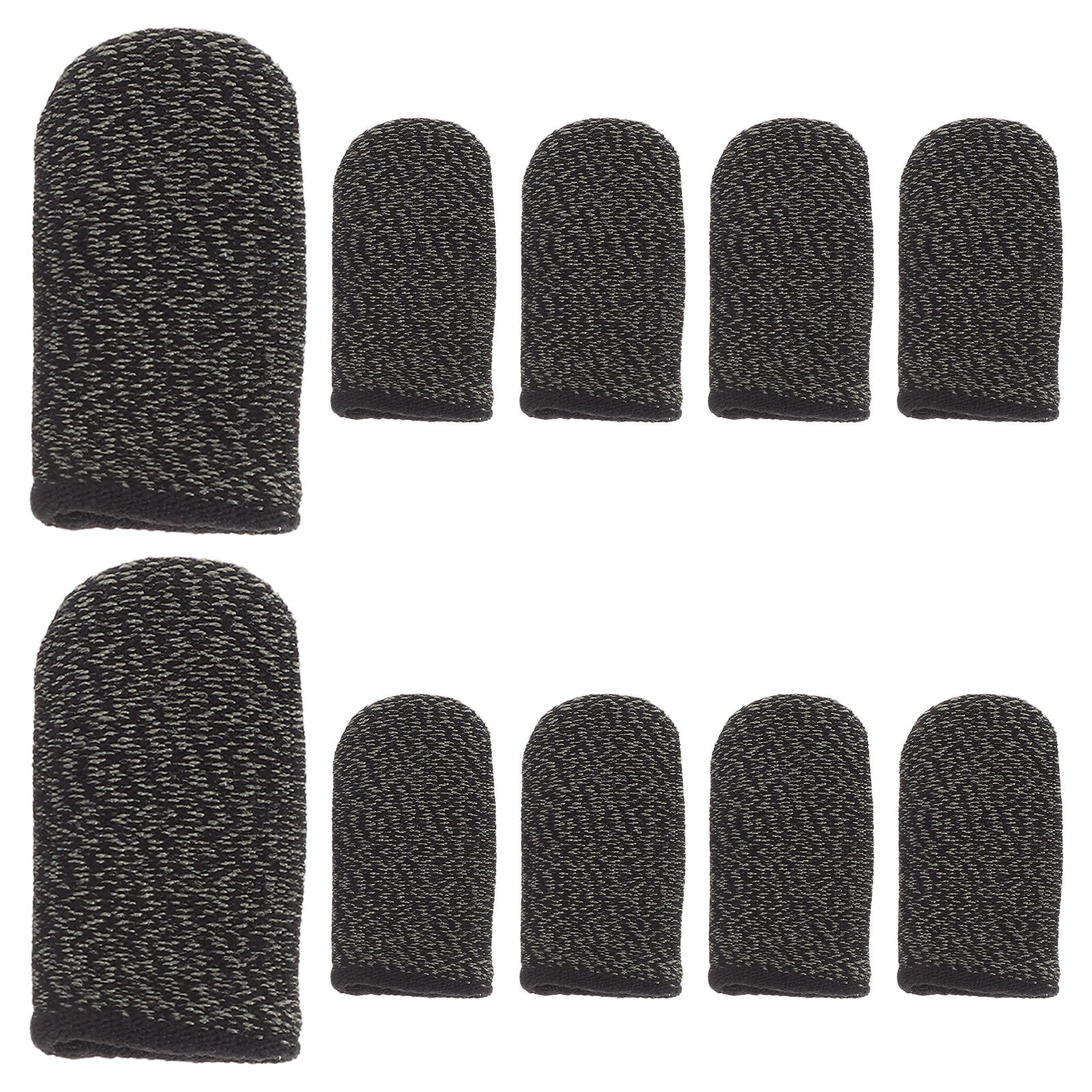 RUNROTOO 10Set Gaming Finger Caps for Touchscreen Operation Nylon ...