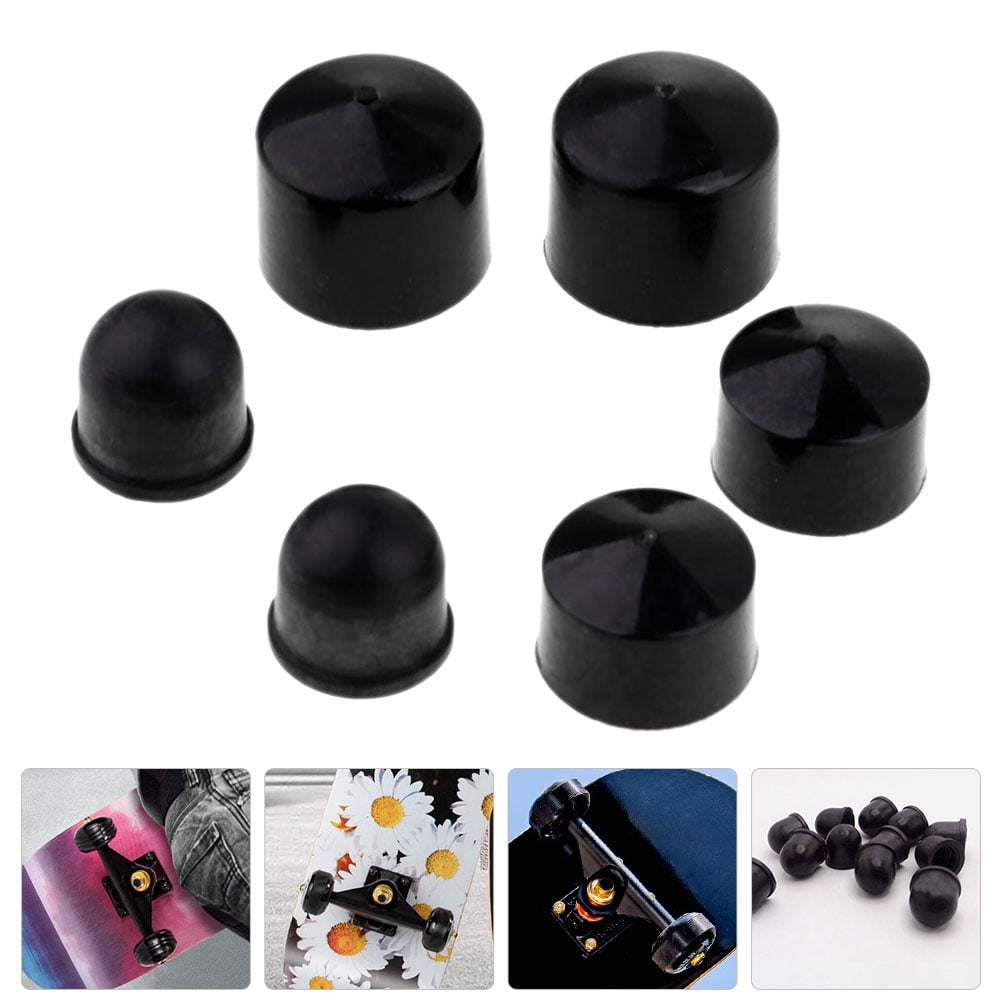 RUNROTOO 12Pcs Skateboard Hardware Rebuild Pivot Cups 18mm Black ...