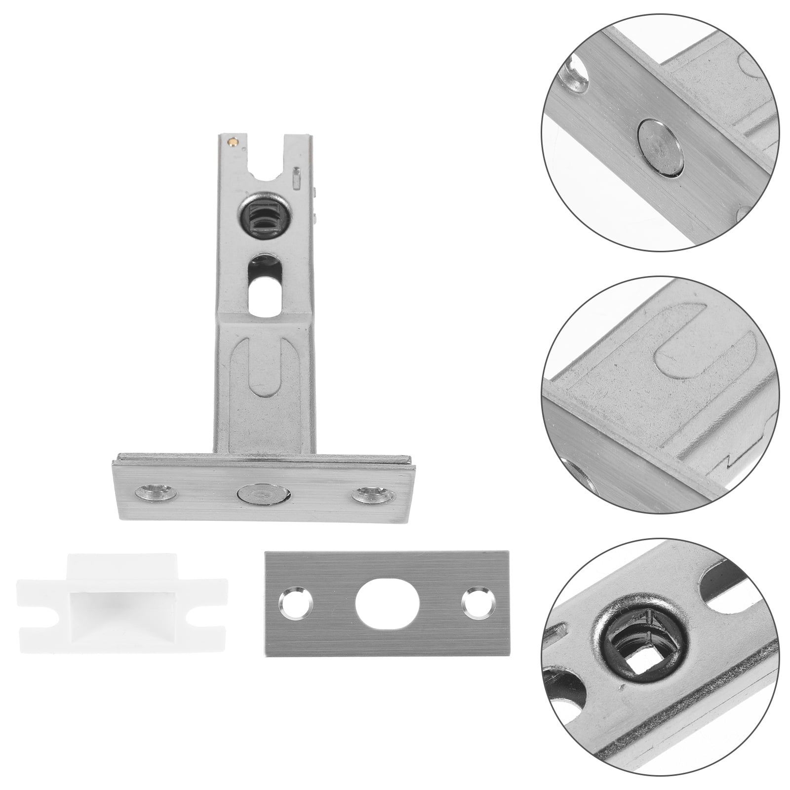 RUNROTOO 1Pack Door Lock for Hotel Rooms in Silver Cylindrical Design ...