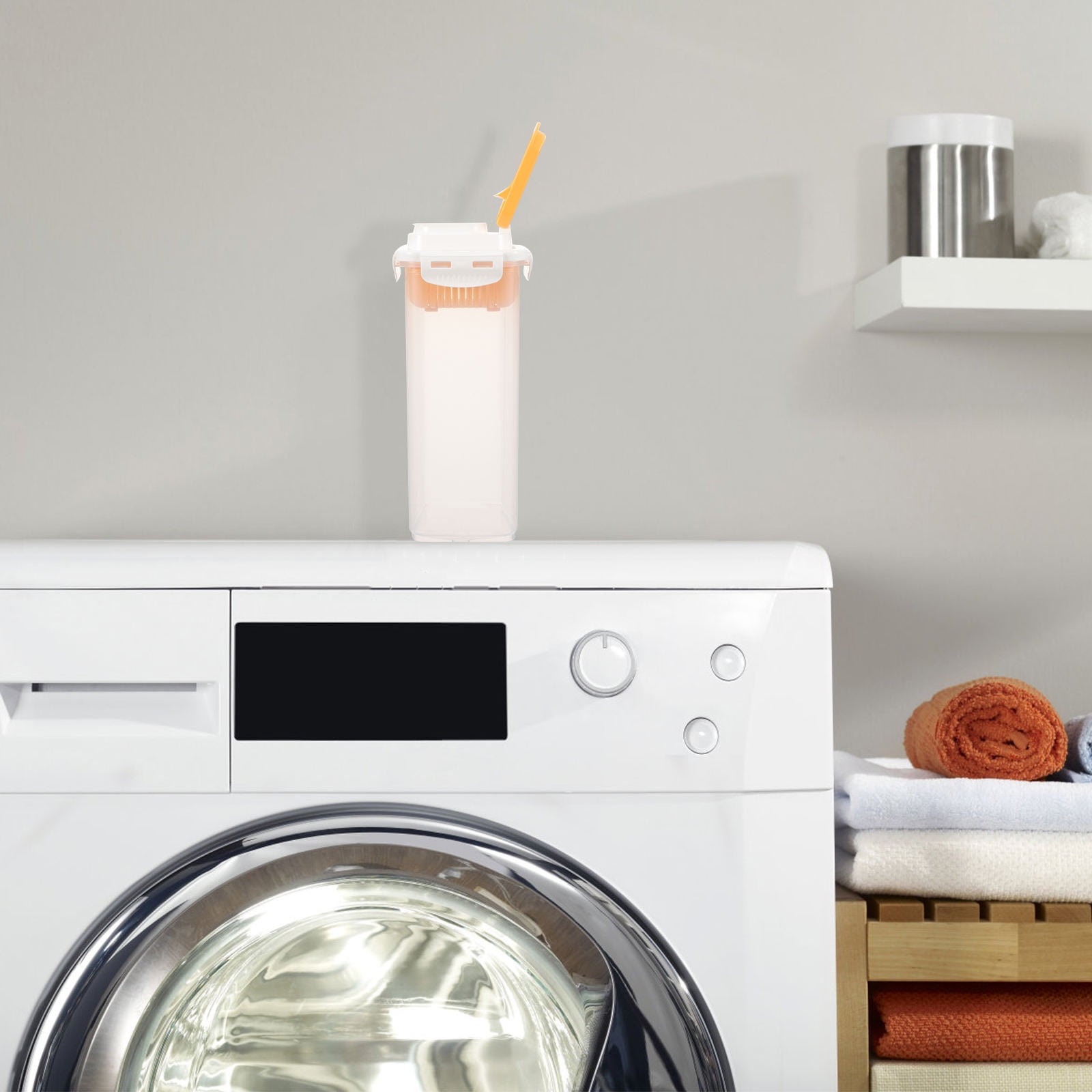 RUNROTOO 1Pack Laundry Holder for Laundry Soap and Powder with Sealing ...