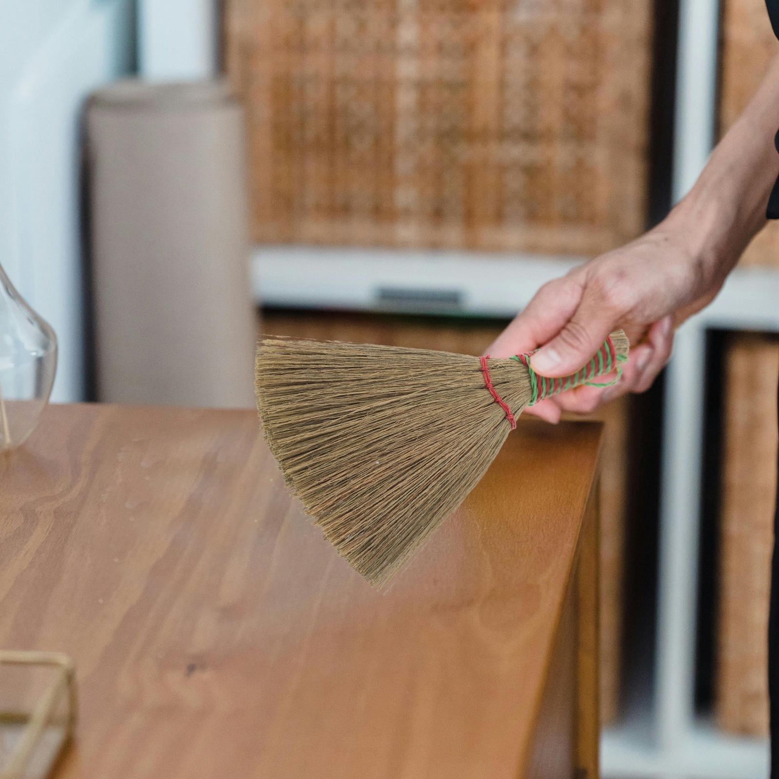 RUNROTOO 1Pack Small Duster and Pan for Dust Capture and Floor Cleaning ...