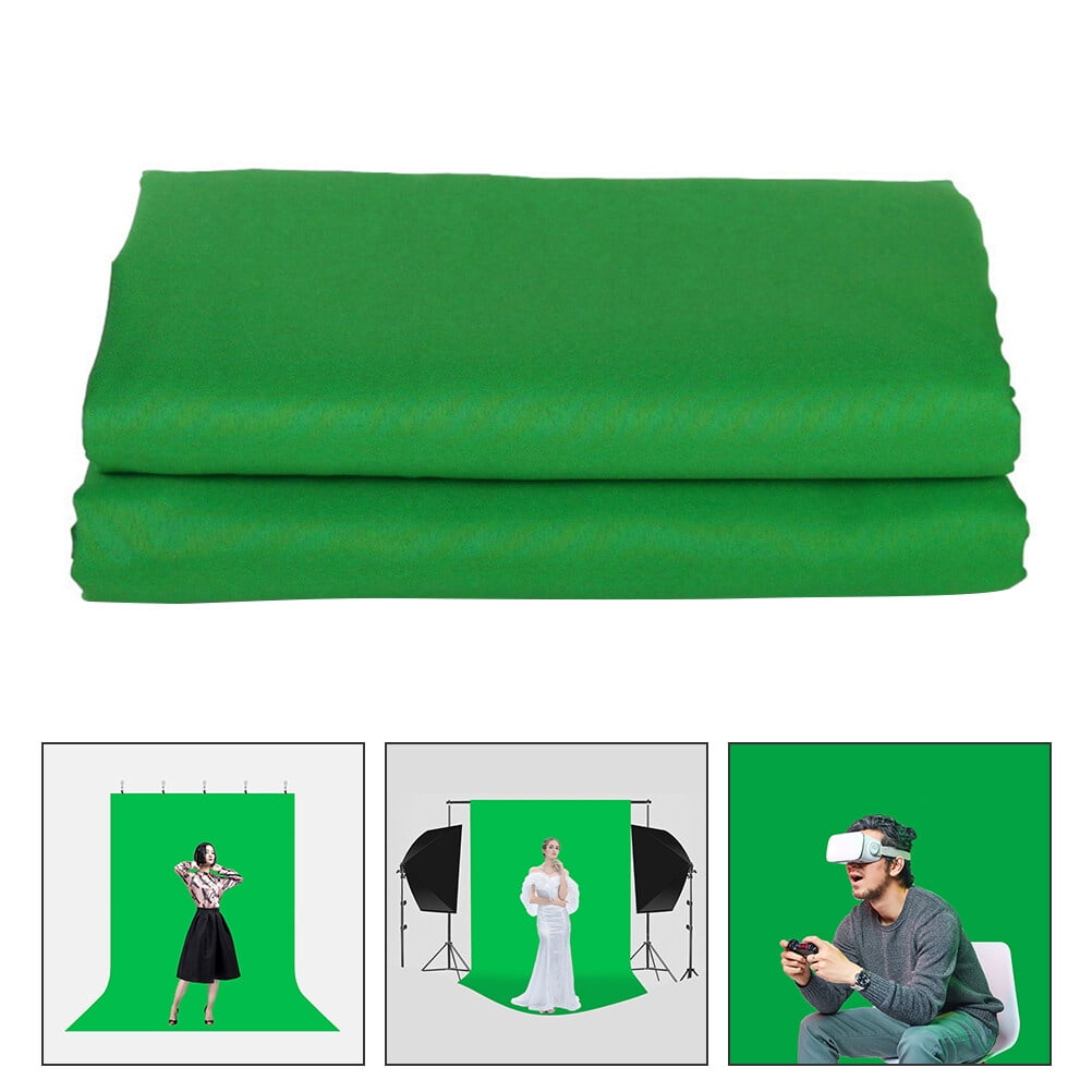 RUNROTOO 1Set Green Backdrop for Live Interviews 300X200CM Rectangular ...