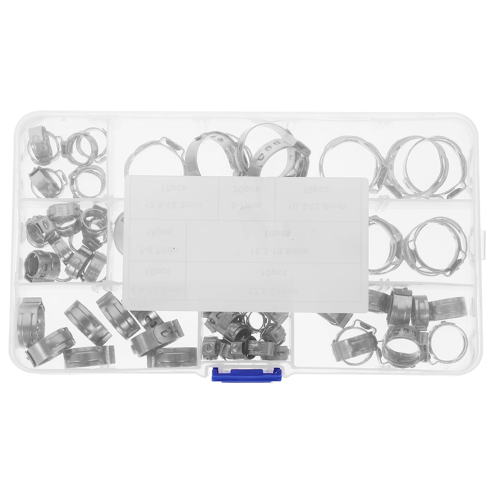 RUNROTOO 1Set Heavy Duty Hose Clamps for Automotive Applications and Water Drainage 6-7mm to 17. ...