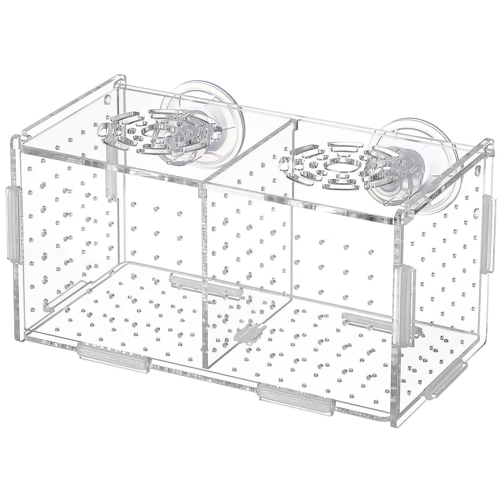 RUNROTOO 1Set Small Fish Breeding Isolation Box Transparent Acrylic for ...