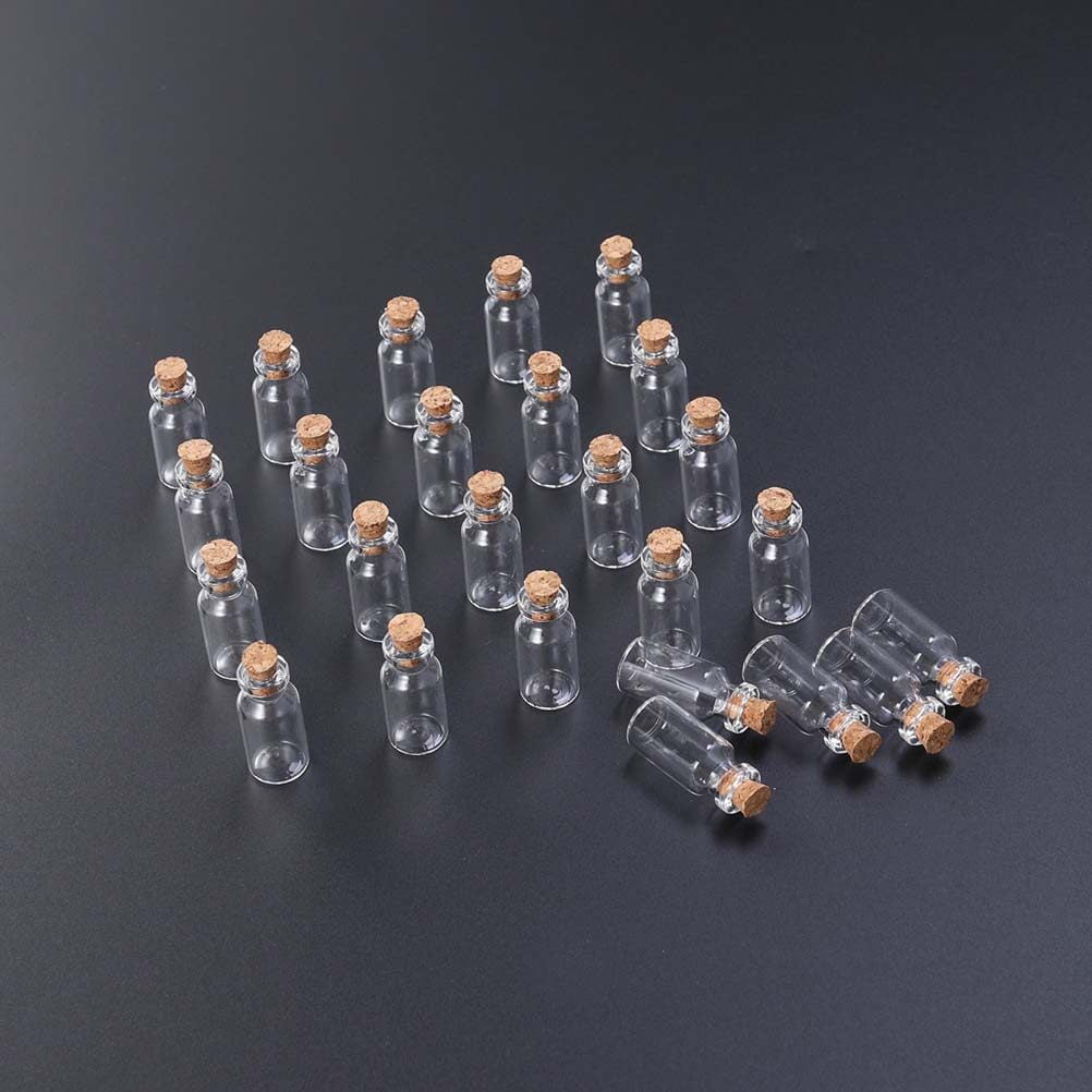 RUNROTOO 25Pcs Transparent Test Tubes with Lids for Laboratory Use and ...