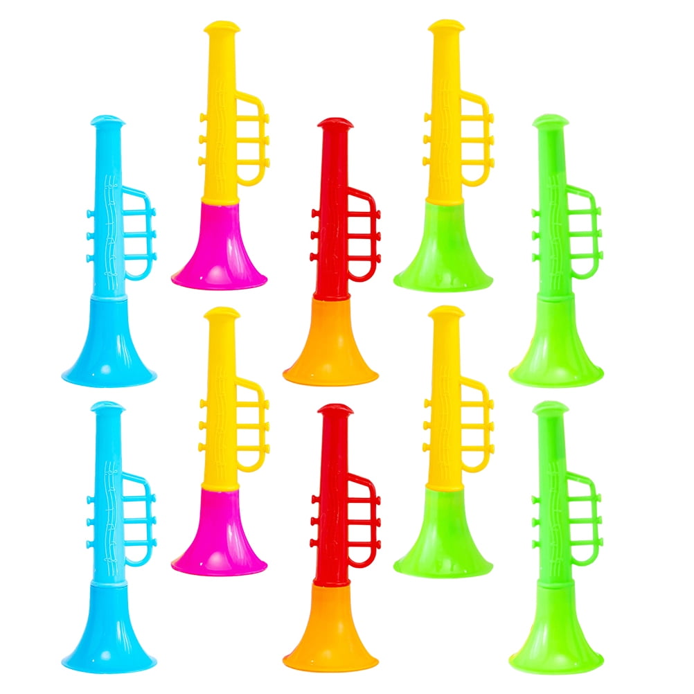 RUNROTOO 30Pcs Blowing Sound Trumpet Toys for Kids in Assorted Color ...