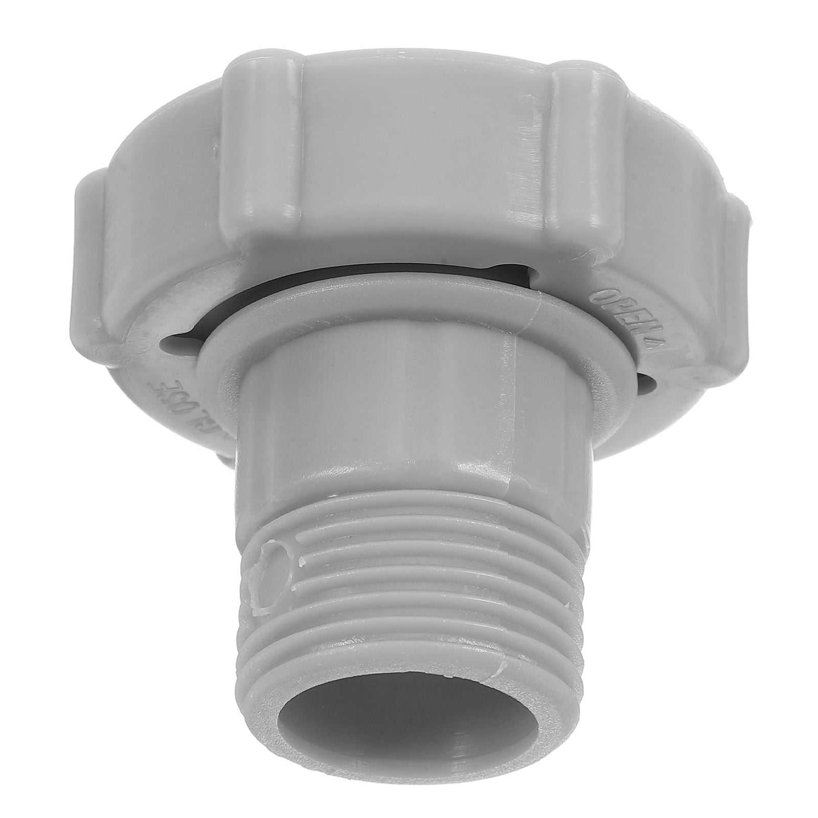 RUNROTOO 30Pcs Pool Drain Fitting Connects PVC Grey Round for Pool ...