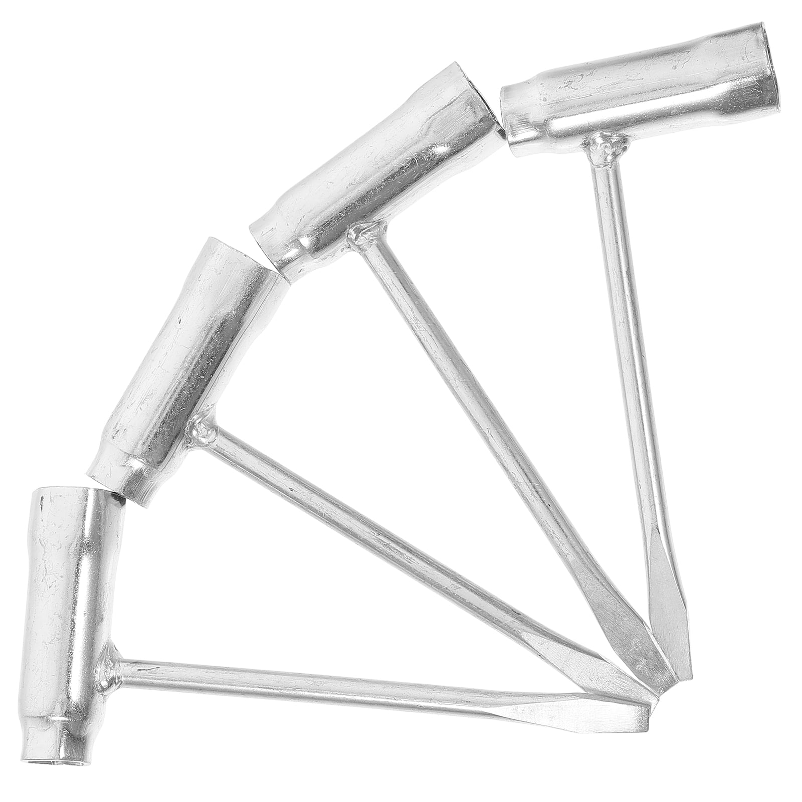 RUNROTOO 4Pcs Chainsaw Scrench Wrench Tool Iron Chainsaw Tool Spark ...
