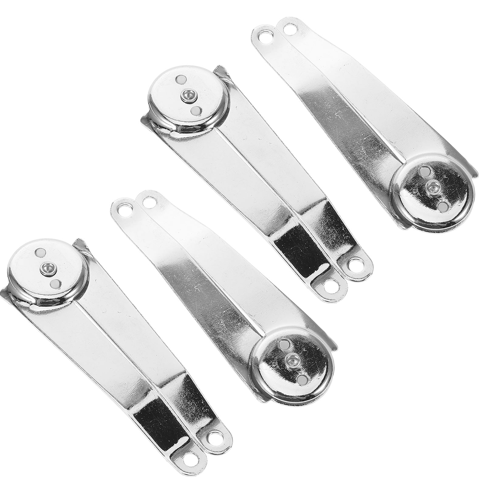 RUNROTOO 4Pcs Silver Folding Hinge Easy Installation for Toy Box 3.3X1 ...