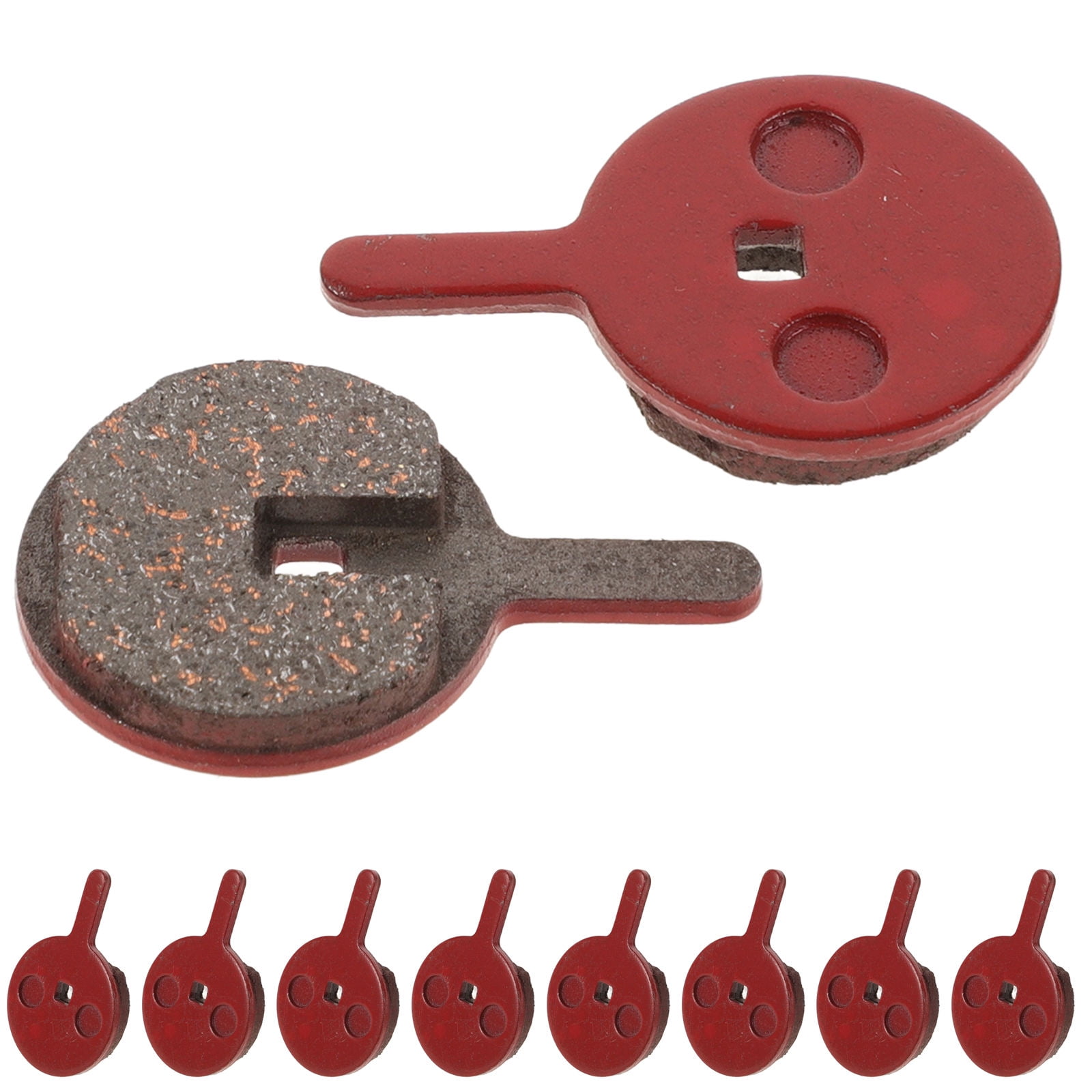 RUNROTOO 5 Pairs Semi Metallic Material Custom Shape Matching Bike ...