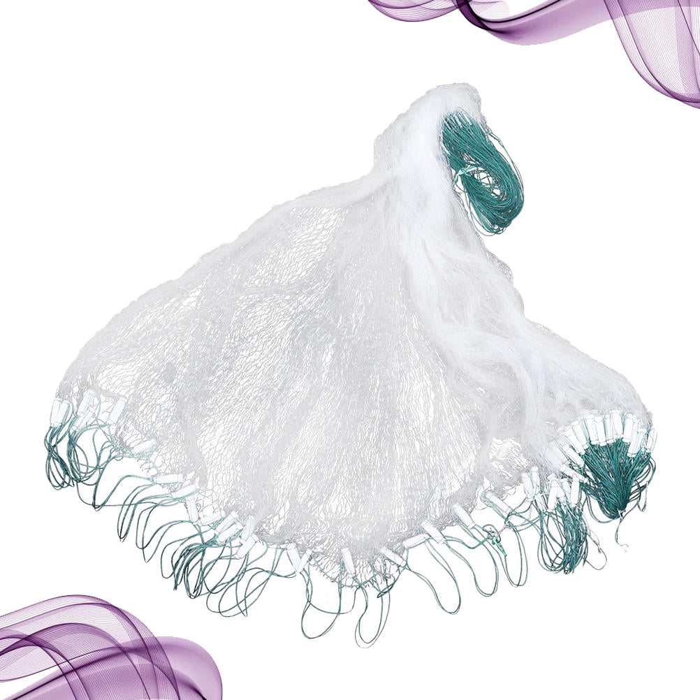 RUNROTOO 53Pack Rectangular Bait Cast Net Monofilament Fishing For ...