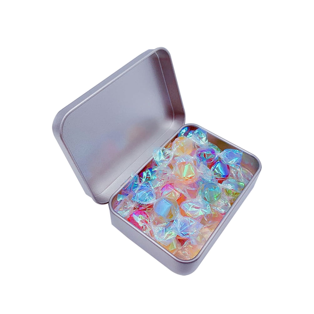 RUNROTOO 6Pcs Metal Hinged Tin Box Organizer for General Users Seamless ...