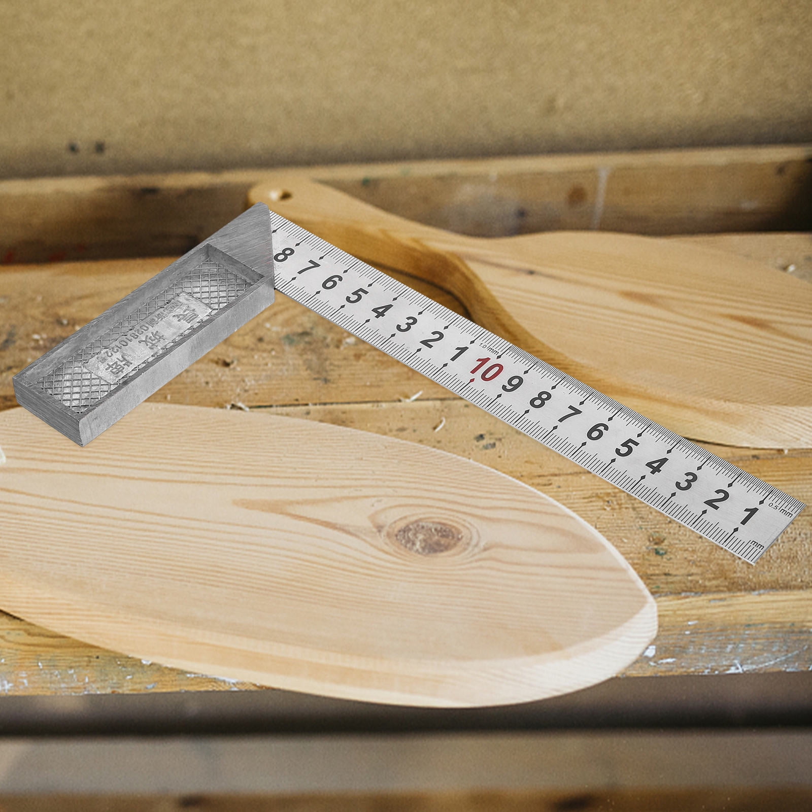 RUNROTOO Carpenters 1Pack L-Square Ruler for Accurate Woodworking ...