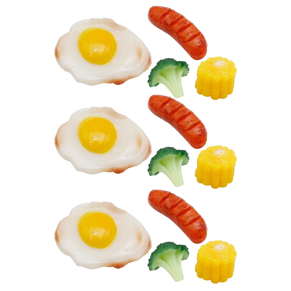 RUNROTOO Fake Food Model 12Pcs Corn Shape Plastic Realistic Simulation ...