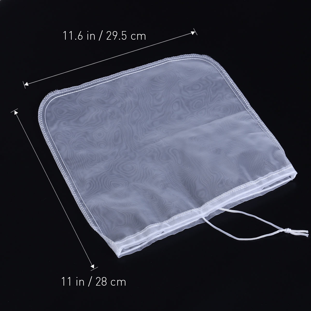 RUNROTOO Food Filter Bag 1Pcs Nut Milk Bag 200 Mesh Technology Double ...