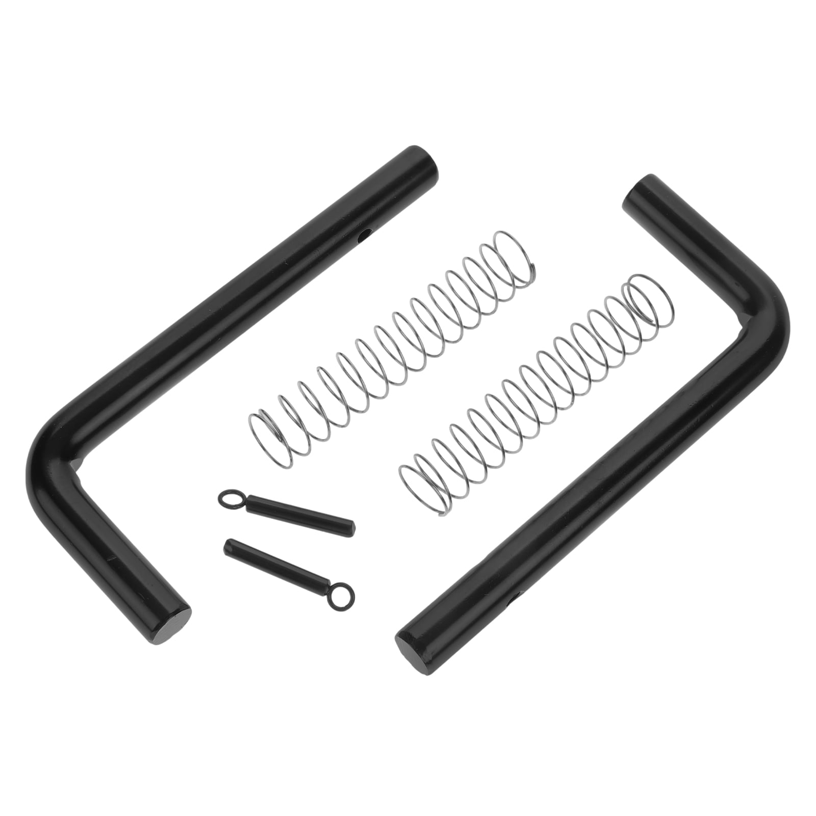 RUNROTOO Spring Latch Kit 1 Set Black Stainless Steel for Cargo Trailer ...