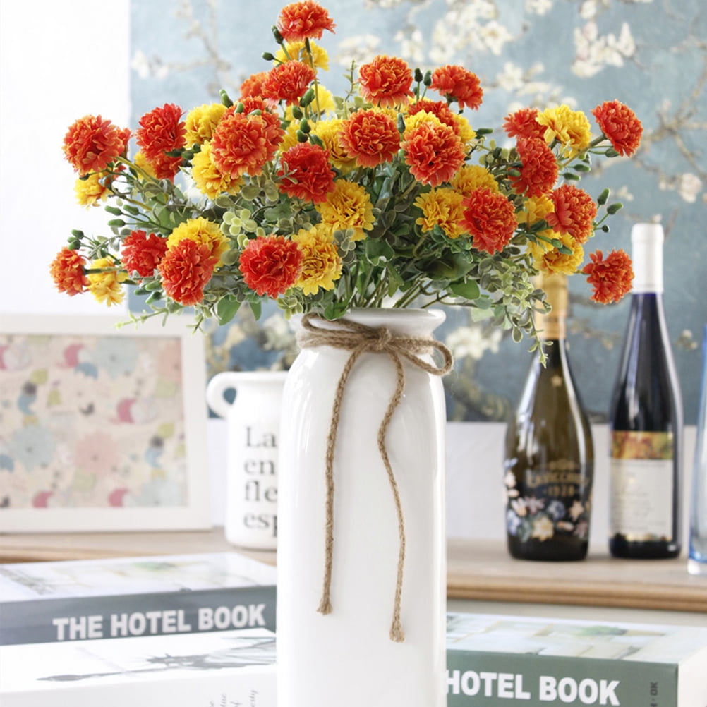 RUNROTOO Wedding Artificial Flower Artificial Cloves Bouquet Home Decor ...