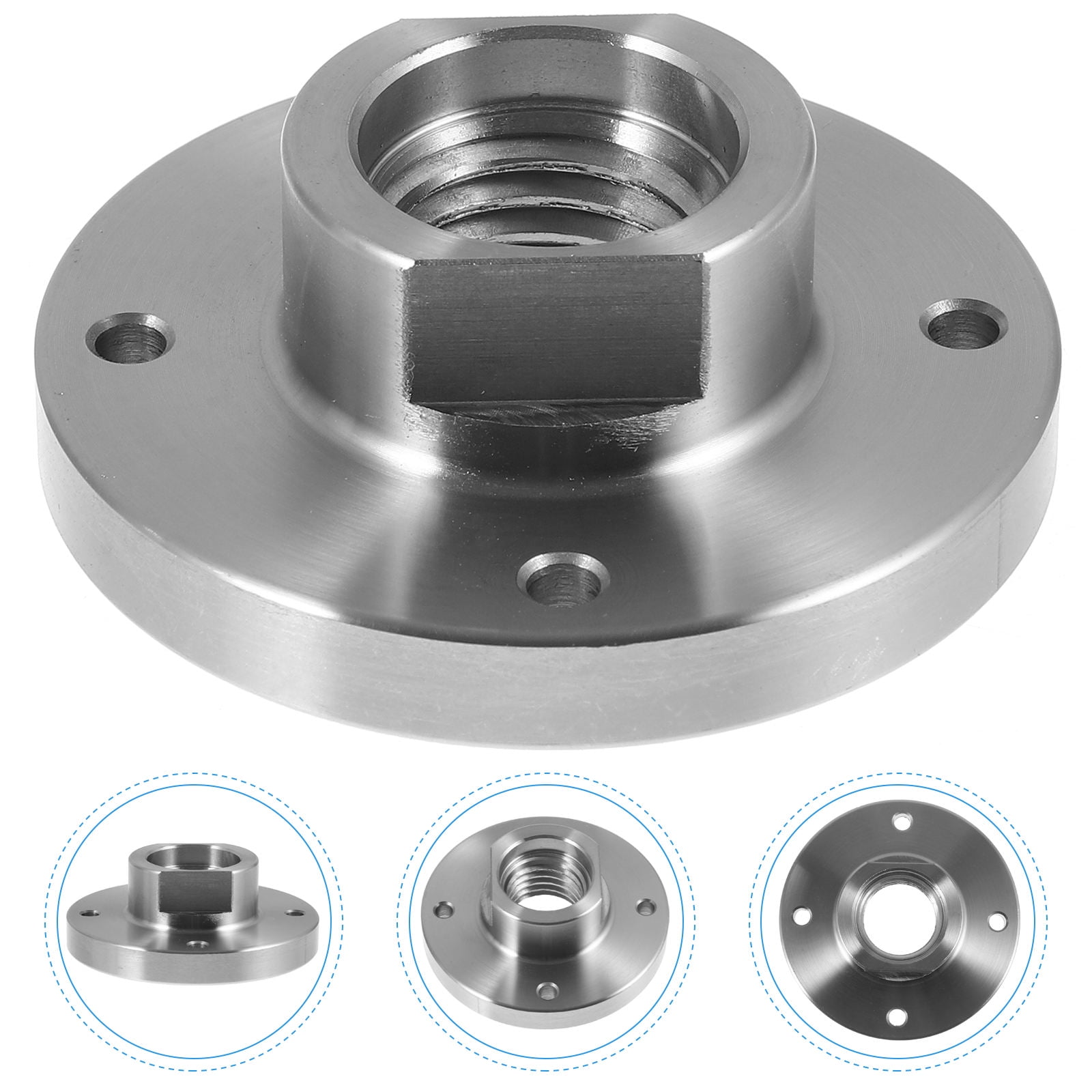 RUNROTOO Wood Lathe Chuck 1Pack Steel Faceplate for Woodworking ...