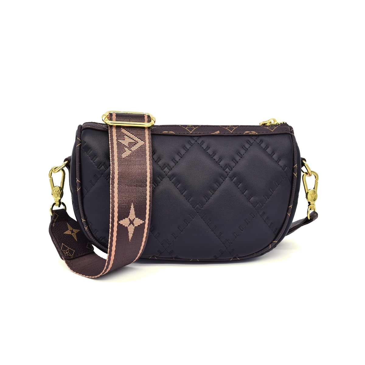 RUNSOON Small Crossbody Bags Purse for Women Quilted Cross Body Bag ...
