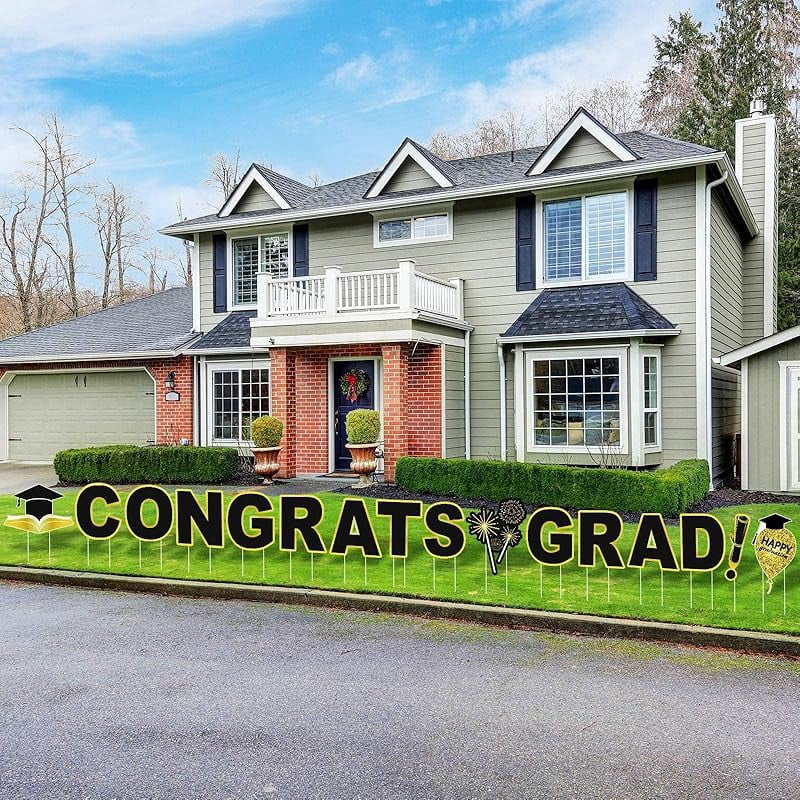 RUODON Congrats Grad Yard Signs 2025 Graduation Yard Signs Graduation ...
