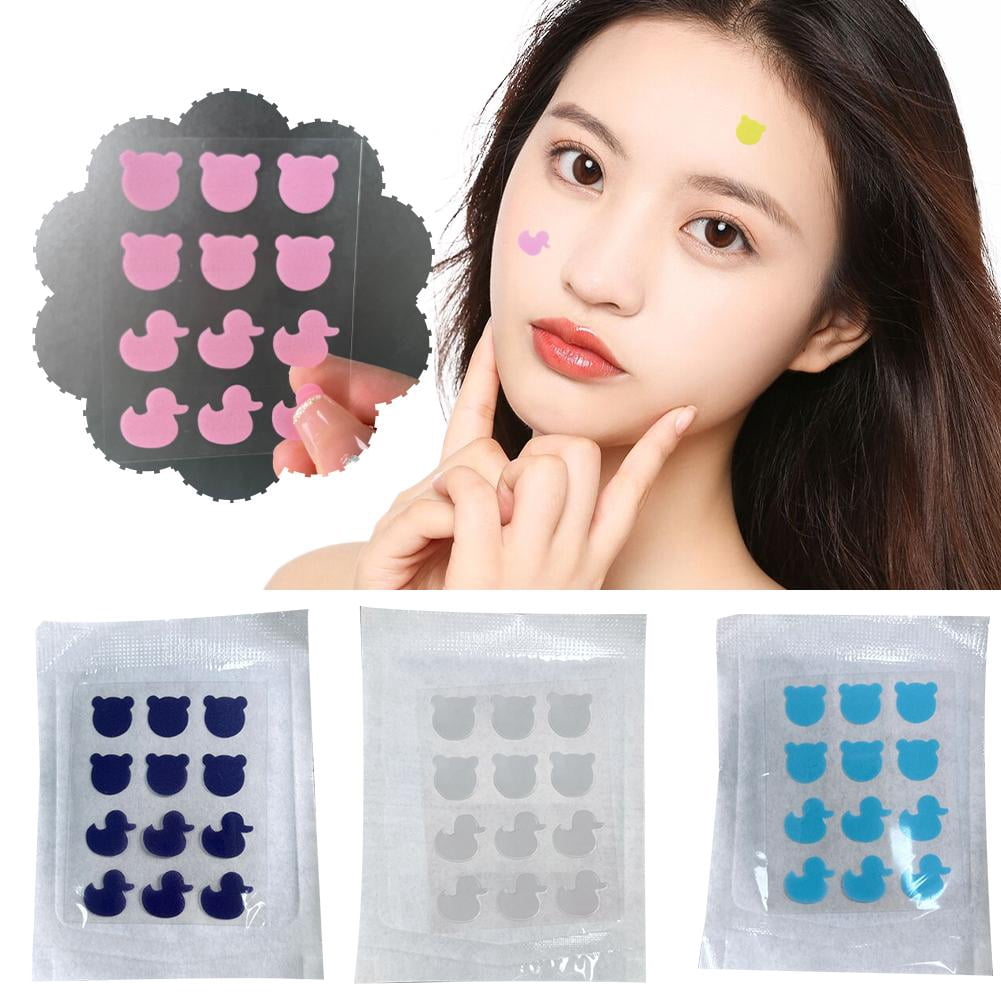 RUOYING 12x PE Cartoon Colored Acne Patch Portable PE Acne Patch 'π ...