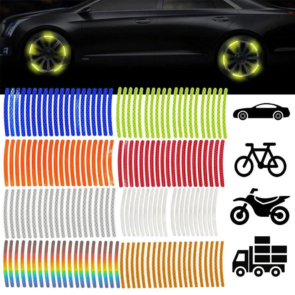 RUOYING 20pcs Safety Reflective Stickers,Reflective Wheel Stripe Decal ...