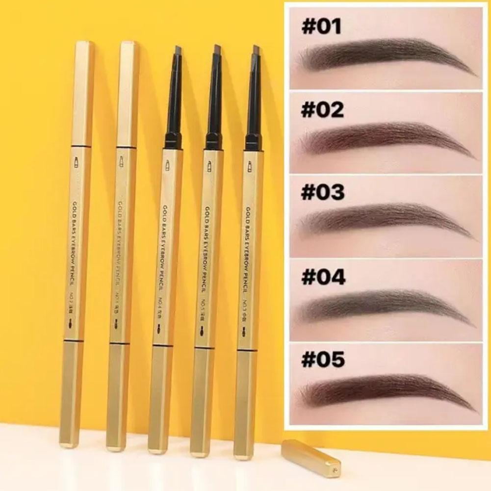 RUOYING (Grey)Eyebrow Pencil Waterproof Small Gold Bar Small ...