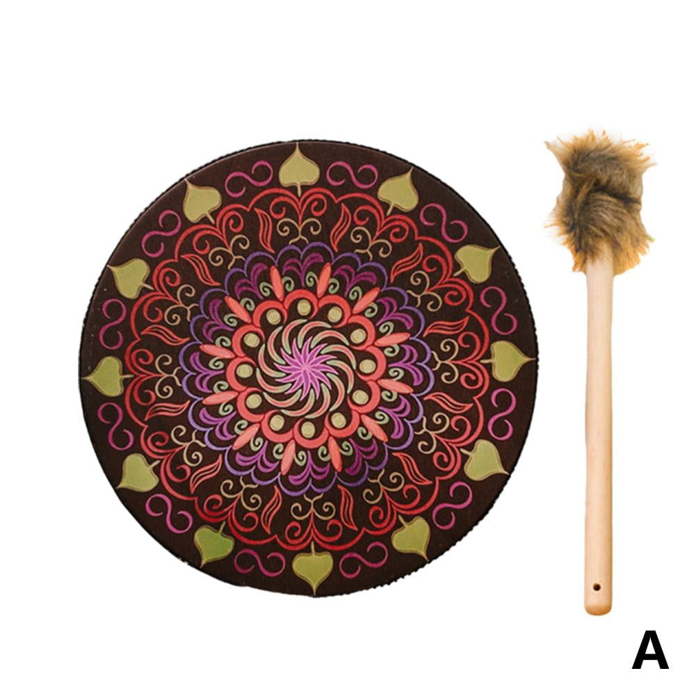 RUOYING Handmade Shamanik Drum, New Shaman Drum Percussion Instrument ...