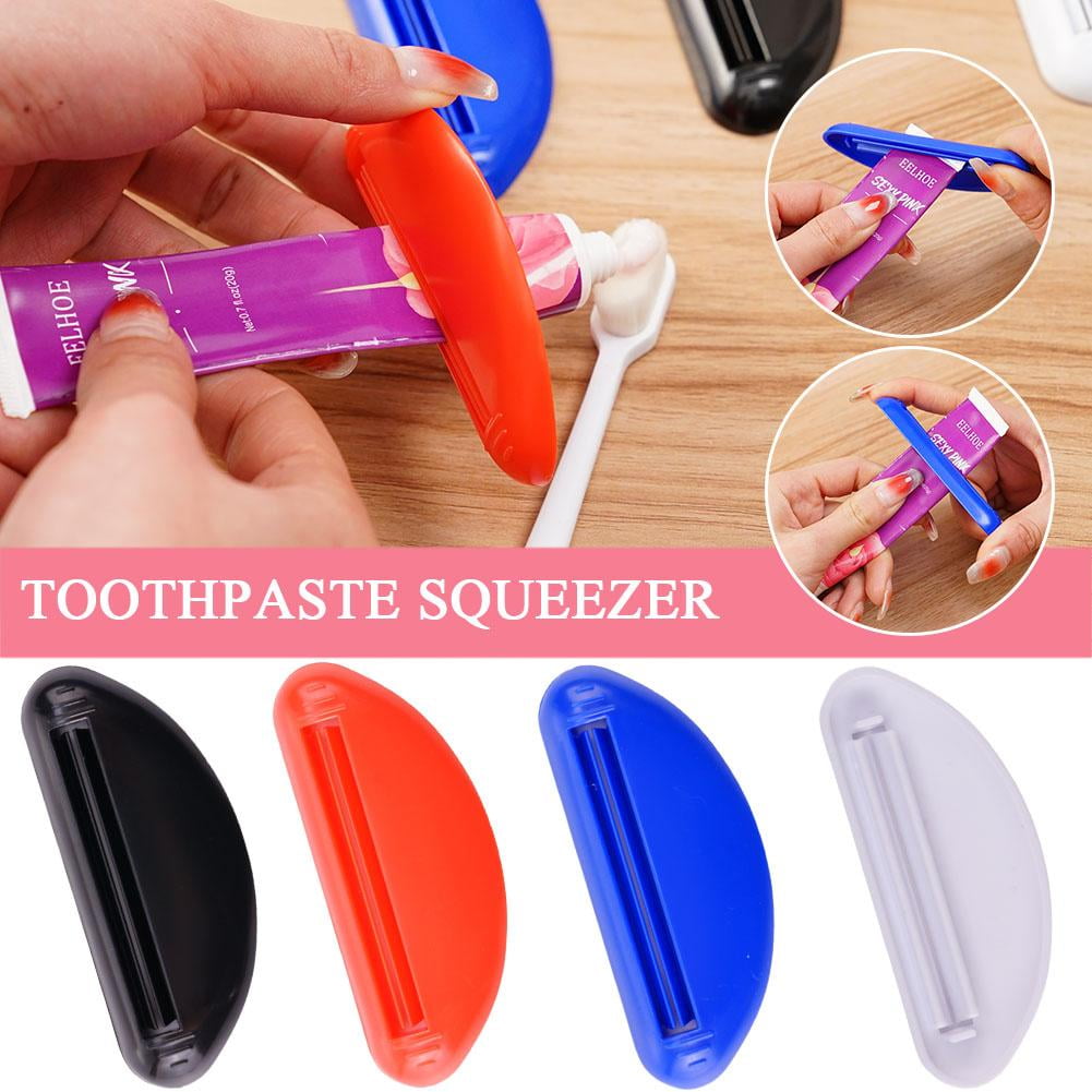 RUOYING Plastic Tube Squeezer Toothpaste Dispenser Holder Rolling ...