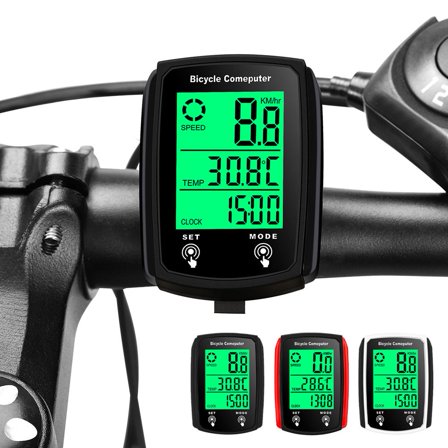 axGear Bike Speedometer Bicycle Speed Meter Digital Odometer Waterproof ...
