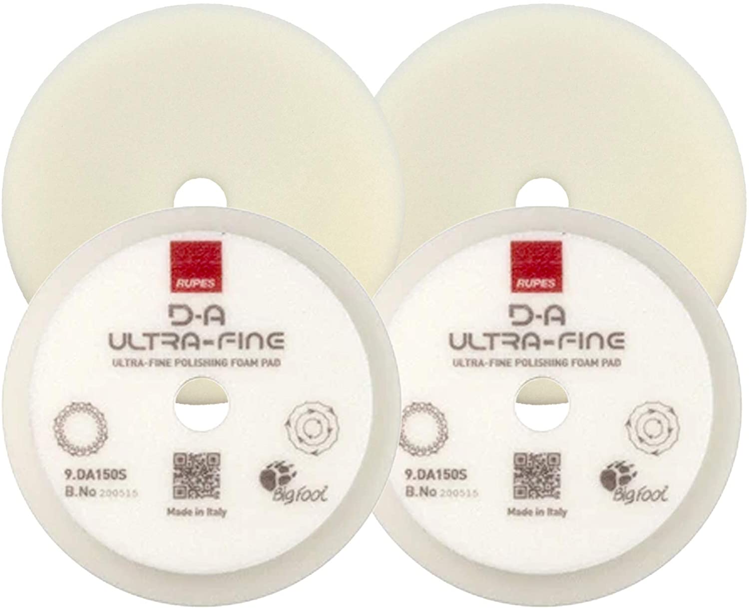 RUPES 150 mm (6 inch) High Performance Ultra Fine Foam Pad D-A Ultra ...