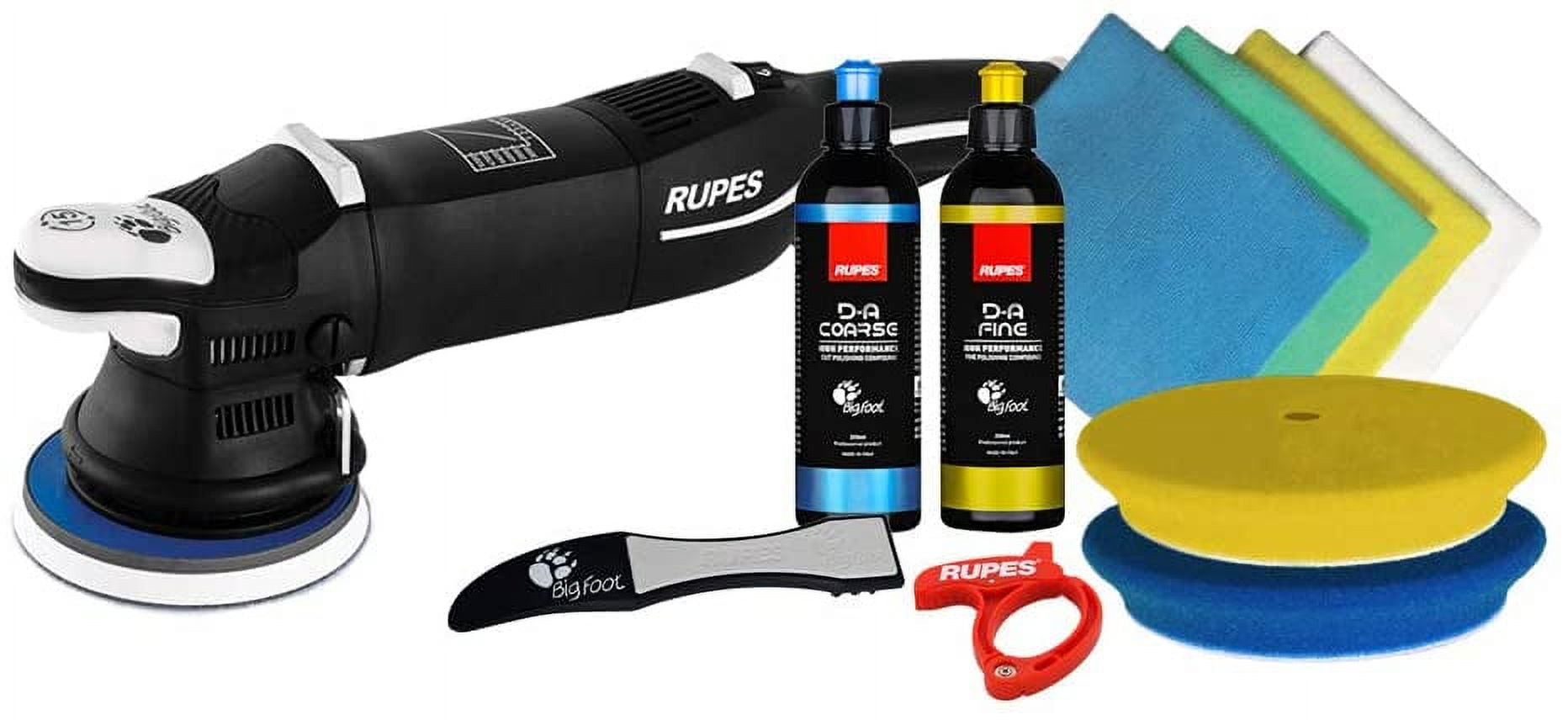 RUPES LHR15 Mark III Car Detailing Buffer Polisher Kit with Orbital ...